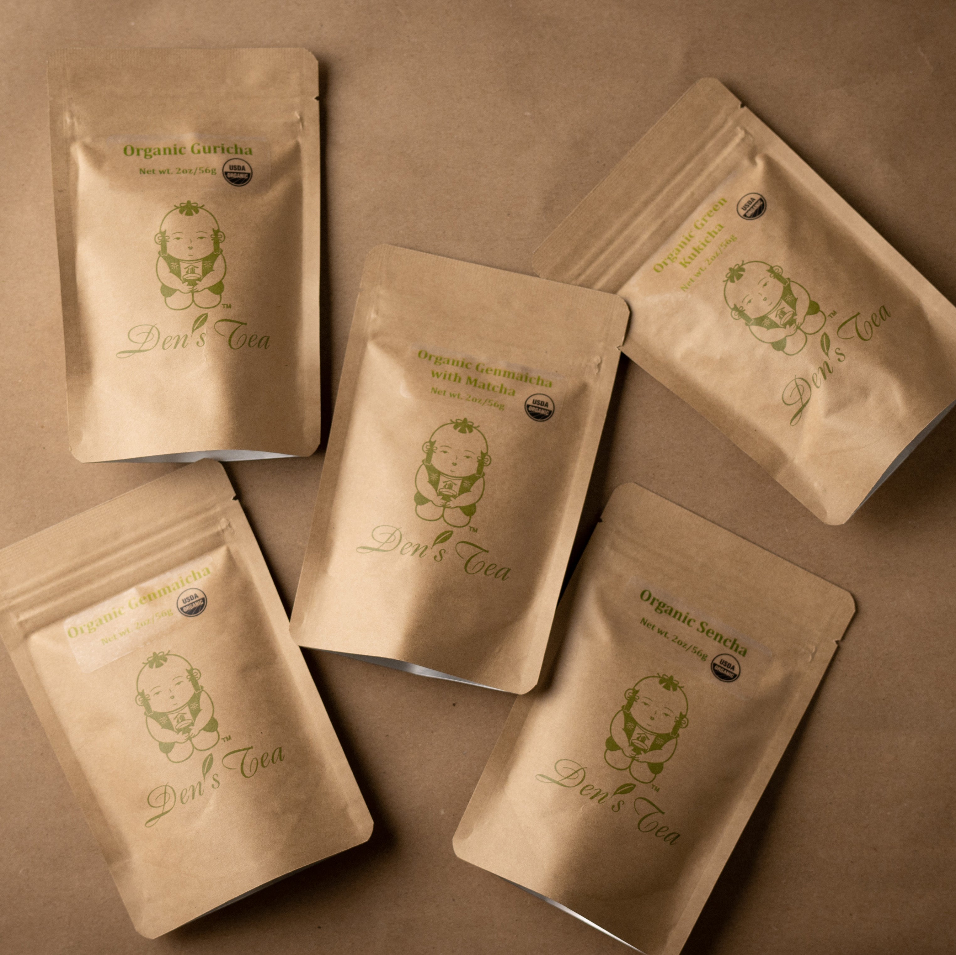 New Organic Tea Packaging – Den's Tea