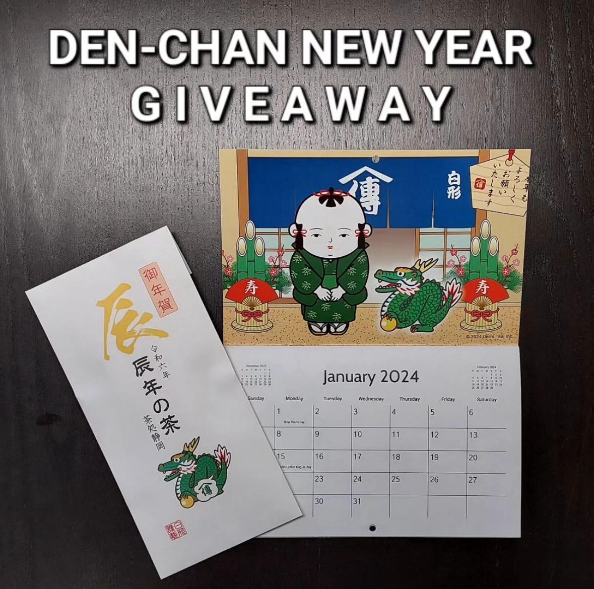 Enter To Win Den-chan calendar and Zodiac Sencha – Den's Tea